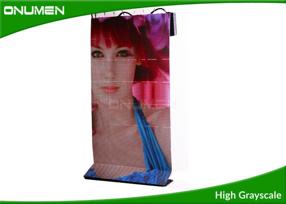 China Semi Outdoor Ultra Thin Retail Led Display Panels For Advertising , Brightness 4000cd / Sqm supplier