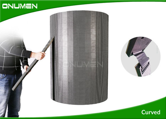 China High Definition 3.9mm Magnetic Curved Video Screen Front service , IP43 supplier