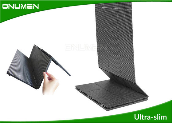 China HD LED Flexible High Resolution Led Screen , Energy Saving LED Video Wall Advertising supplier