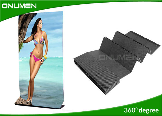 China Indoor P10 Mobile Stage Flexible Led Curtain Display Rental For Advertising supplier