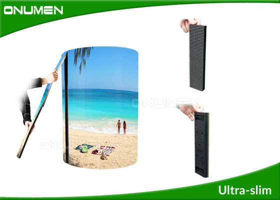 China P3.9 180 smd curved led display screen Full Color HD For Shopping Mall supplier