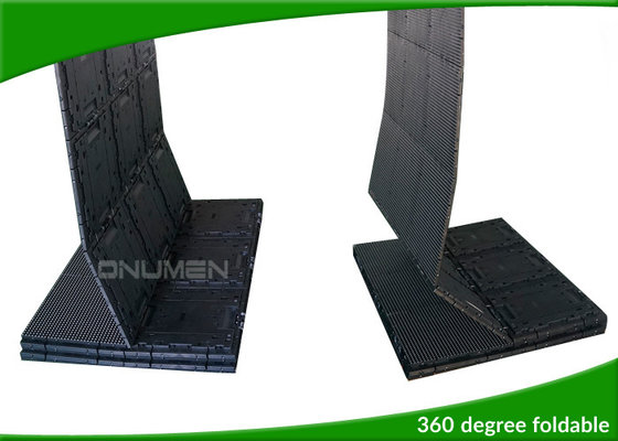 China Advertisement 6mm Soft Flexible Video Screen , Foldable Led Display For Concert Stage supplier