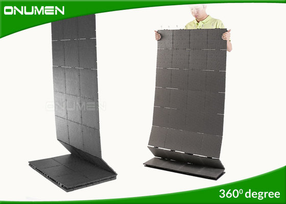 China P6 1R1G1B Ultra Thin And Super Slim Video transparent led display screen Great waterproof For DJ Background supplier