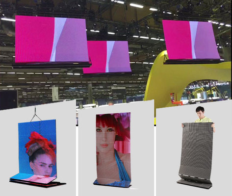China Onumen P6 1R1G1B Ultra Thin Video transparent led display screen Great waterproof  27778 Pixel / M² For Rental supplier