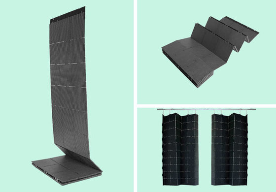 China 7000 Pixel / M² outdoor led large screen display / flexible led display 196*196mm supplier