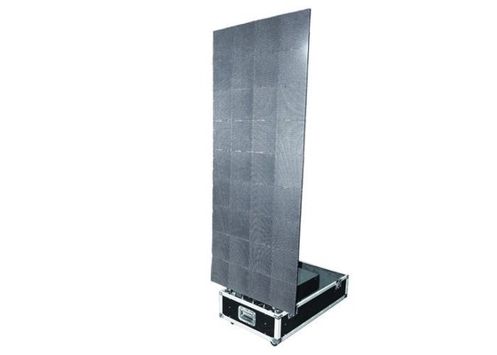 Black Totem LED Display P6 2000Hz , 9.3Kg / M2 Foldable LED Screens For Advertising supplier