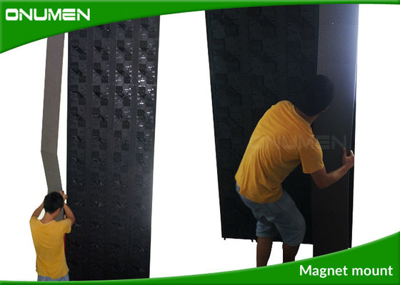 Bendable Outdoor Advertising LED Display Screen Rental Low Power Consumption supplier