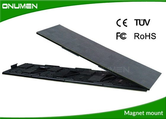 Bendable Outdoor Advertising LED Display Screen Rental Low Power Consumption supplier