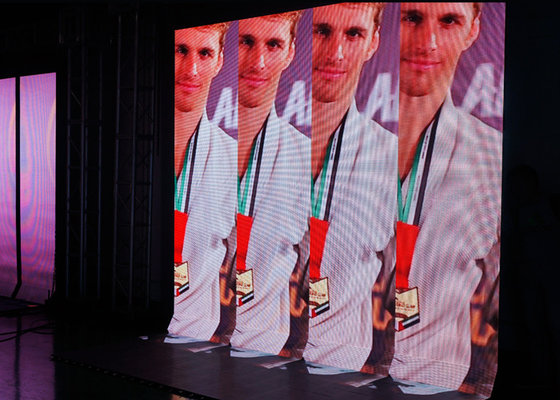 Lightweight Smd3528 6mm Indoor Rental Led Screen 4000nits High Brightness supplier