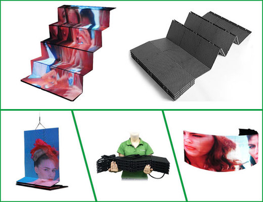 Indoor P3.9 High Definition LED Display With 180 ° Folding Angle , 250mmx250mm Module Size LED Video Wall for Concert supplier