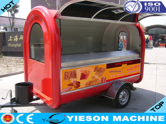 Snack Custom Food Concession Trailers Hamburger Mobile Trucks