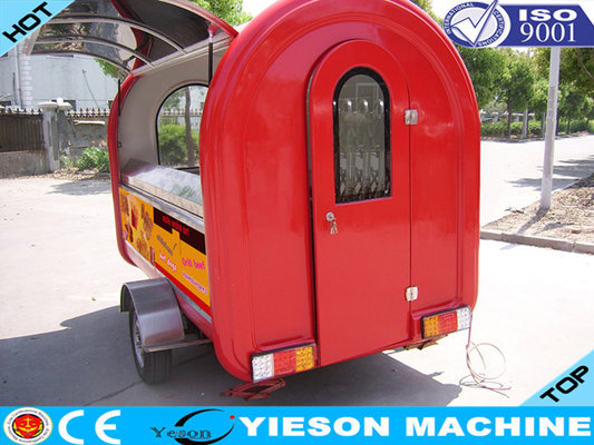 Snack Custom Food Concession Trailers Hamburger Mobile Trucks