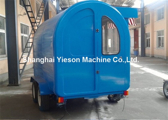 Portable Carts Food Tuck Trailer , Fast Food Trailers for Ice Cream