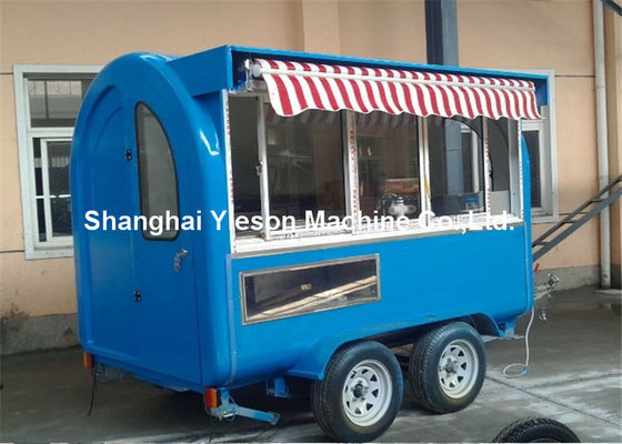 Portable Carts Food Tuck Trailer , Fast Food Trailers for Ice Cream