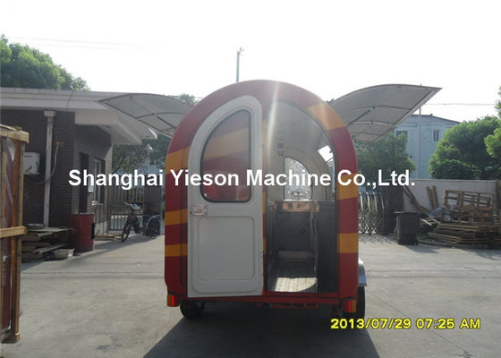 Mobile Kitchen Concession Trailer , Mobile Refrigerator Trailer for Vegetable