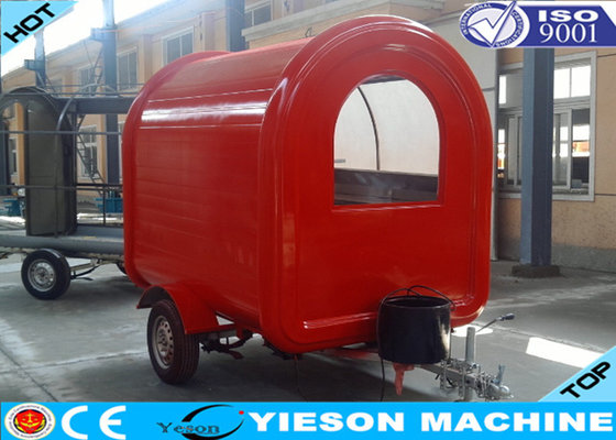 Fiberglass Colorful Mobile Kitchen Concession Trailer Food Catering Trucks