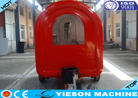Fiberglass Colorful Mobile Kitchen Concession Trailer Food Catering Trucks