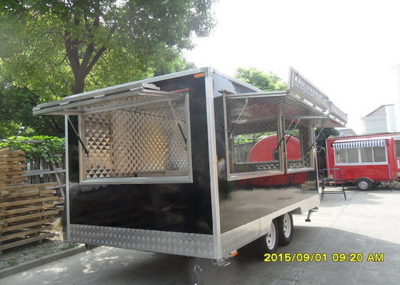 Custom Multifunction Mobile Kitchen Concession Trailer With Disc Brakes Double Axles