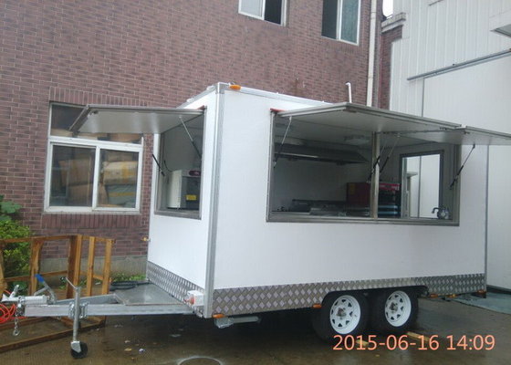 XPS Glass Re-enforced Panel Street Food Vehicles For Ice Cream business