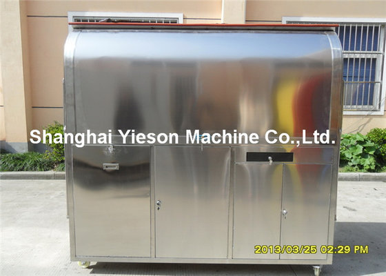 ISO9001 Stainless Steel Coffee Cart , Mobile Food Kiosk  for Coffee