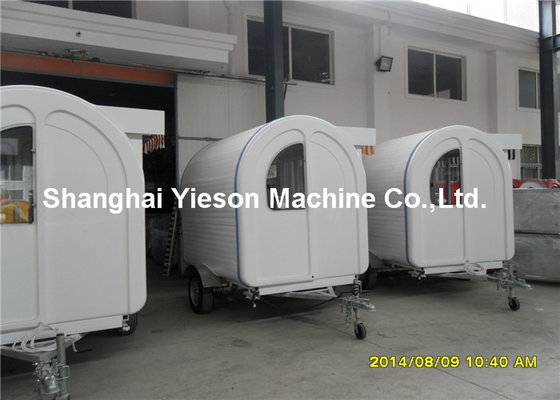 Strong Steel Food Concession Trailers Mobile Food Catering for Huamburgers