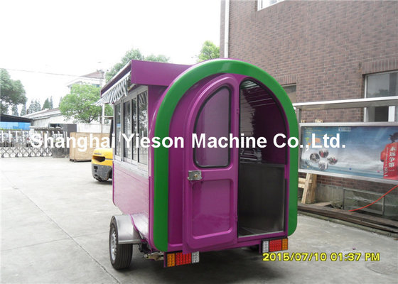 Mobile Ice Cream Trailer Commercial Food Trucks CE ISO9001