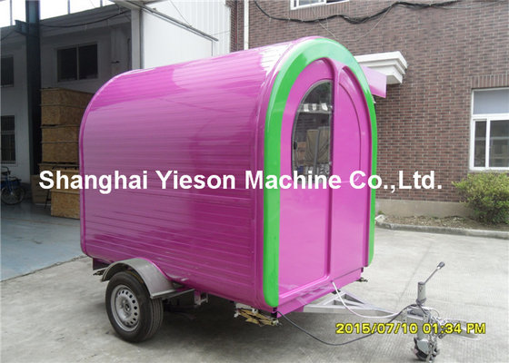 Mobile Ice Cream Trailer Commercial Food Trucks CE ISO9001