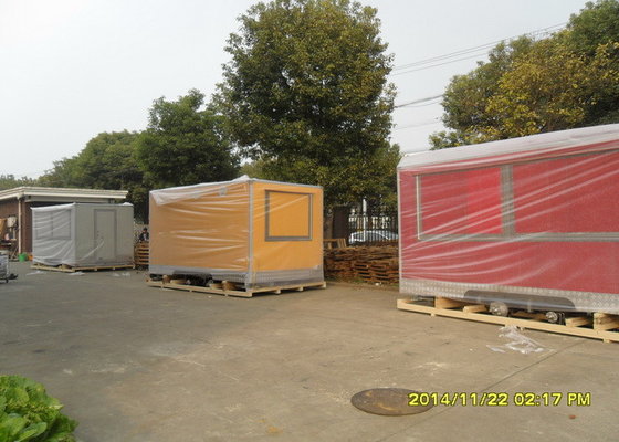 Customized Kebab Van Mobile Food Catering With Commercial Kebab Machine