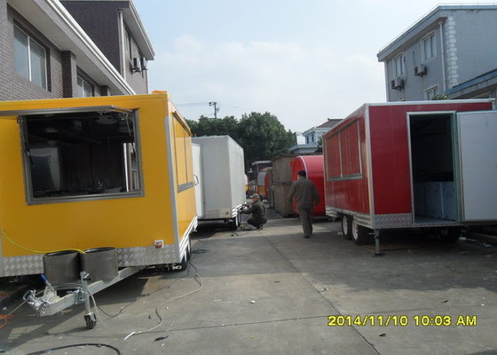 Customized Kebab Van Mobile Food Catering With Commercial Kebab Machine