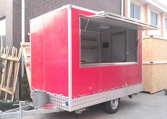 Hamburger Fast Hot Dog Cart Food Concessions Trailers One Layer Gas Oven