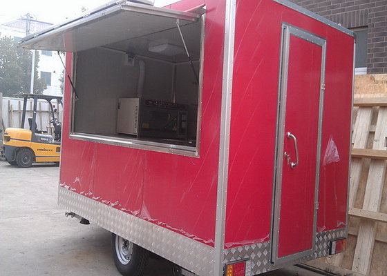 Hamburger Fast Hot Dog Cart Food Concessions Trailers One Layer Gas Oven