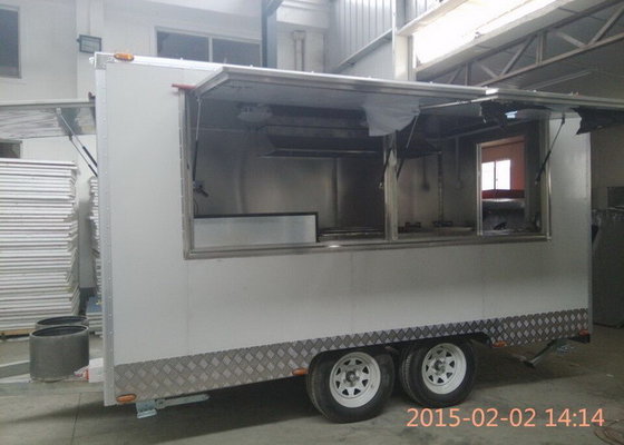 Australia Standard BBQ Catering Food Concession Trailers With Coffee Machine