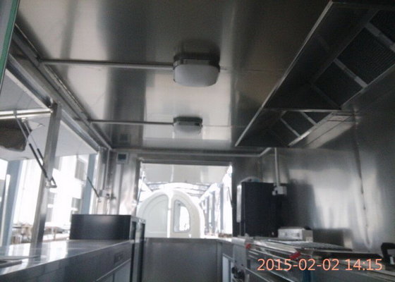 Australia Standard BBQ Catering Food Concession Trailers With Coffee Machine