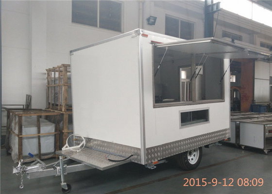 Mobile Snack Kiosk Food Catering Van With Automatic Coffee Maker
