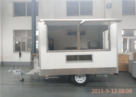 Mobile Snack Kiosk Food Catering Van With Automatic Coffee Maker