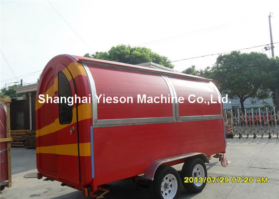 Mobile Kitchen Concession Trailer , Mobile Refrigerator Trailer for Vegetable