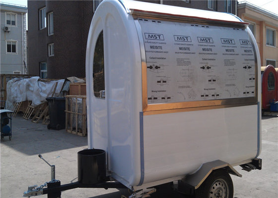 Food Catering Van Beverage Fast Food Kiosk For Catering , Commercial Food Carts