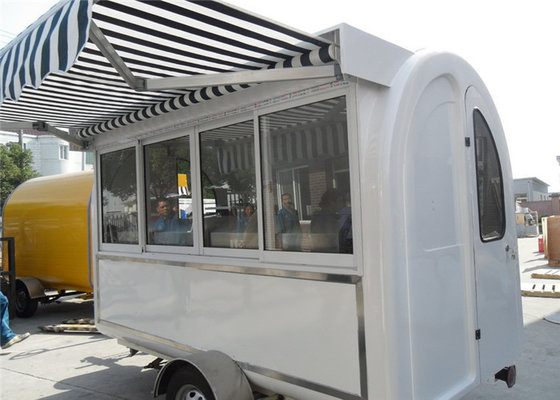 Street Food Vans Outdoor Mobile Kitchen Trailer For Snacking