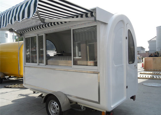 Street Food Vans Outdoor Mobile Kitchen Trailer For Snacking