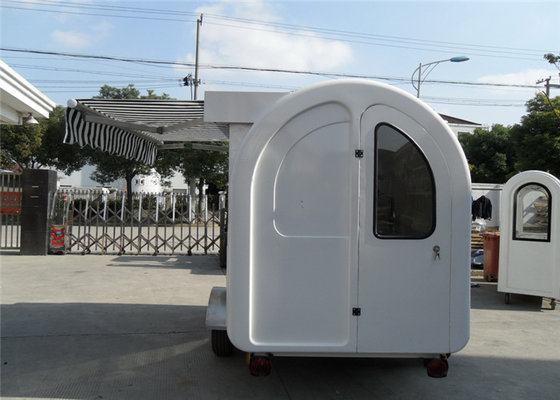 Street Food Vans Outdoor Mobile Kitchen Trailer For Snacking