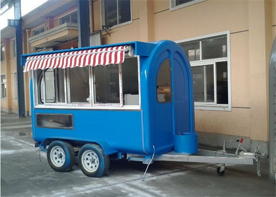 Ice Cream Truck Mobile Kitchen Concession Trailer CE ISO9001