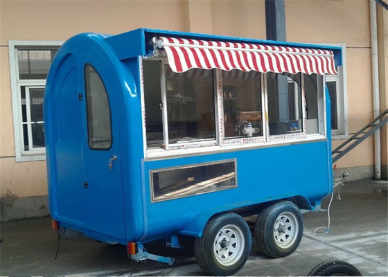 Ice Cream Truck Mobile Kitchen Concession Trailer CE ISO9001