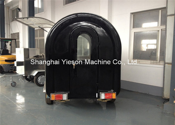Fiberglass Mobile Restaurant Trailer Outside snack Kiosk with CE Food Cart Trailers For Sale