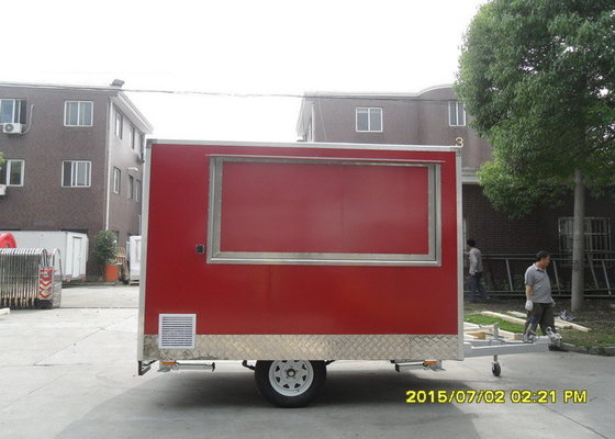 Modern Style Food Mobile Catering Trailers For European Market