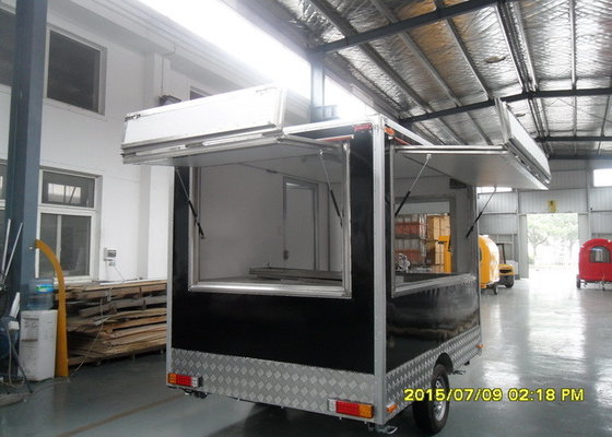 Mobile Food Kiosk Catering Trailer Food Catering Vans CE Certification