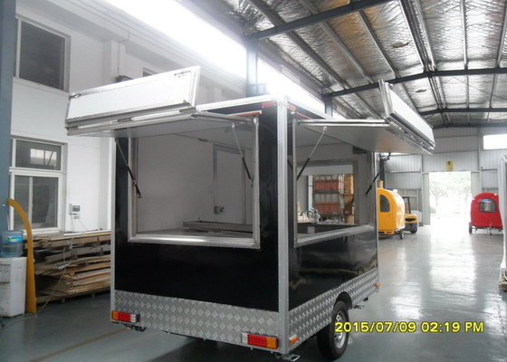 Mobile Food Kiosk Catering Trailer Food Catering Vans CE Certification