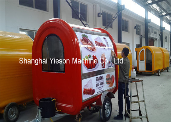 Fast Customized Mobile Food Trailers Hamburger Food Truck ISO9001