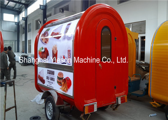 Fast Customized Mobile Food Trailers Hamburger Food Truck ISO9001