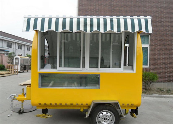 Mobile Food Carts Coffee truck , Mobile Caravan Food Concession Trailers