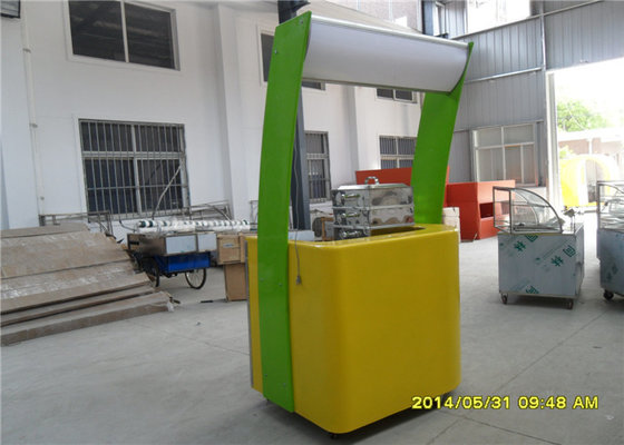 200KG Weight Mobile Food Carts Fast Food Kiosk For Corn Drinks